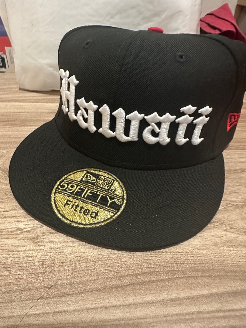 New Era 59fifty Sticker Embroidery Hawaii Fitted, Men's Fashion ...