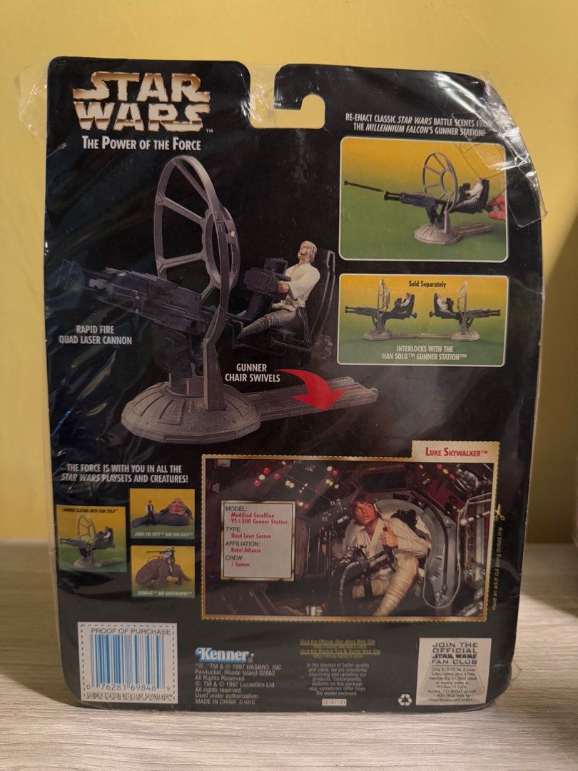 (NY SALE) Star Wars 1995 Kenner Millenium Falcon Gunner Station with ...