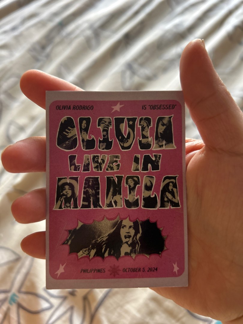 Olivia Rodrigo Trading Card, Hobbies & Toys, Memorabilia & Collectibles, Fan Merchandise on ...