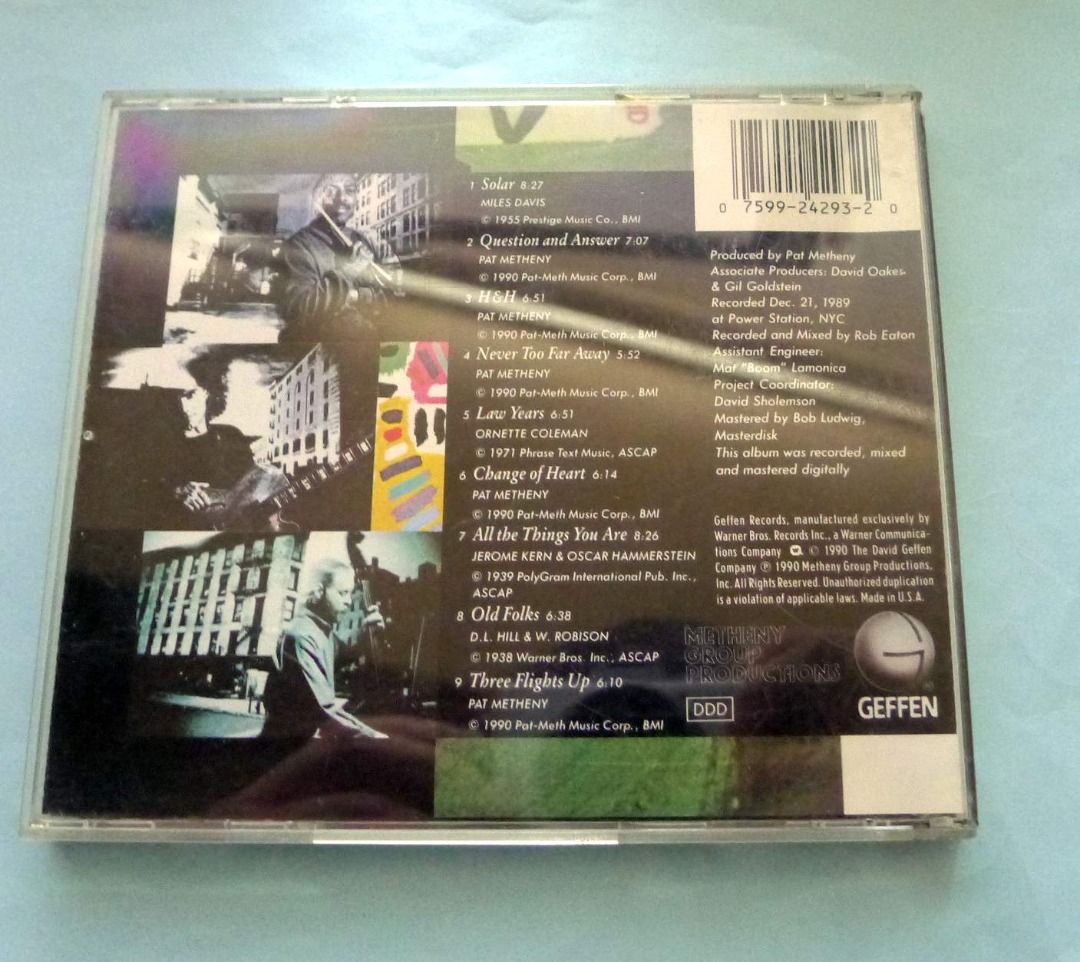 Pat Metheny Dave Holland Roy Haynes Question And Answer早期美國版 當代爵士樂CD唱片No Ifpi, 興趣及遊戲, 音樂、樂器 & 配件 ...