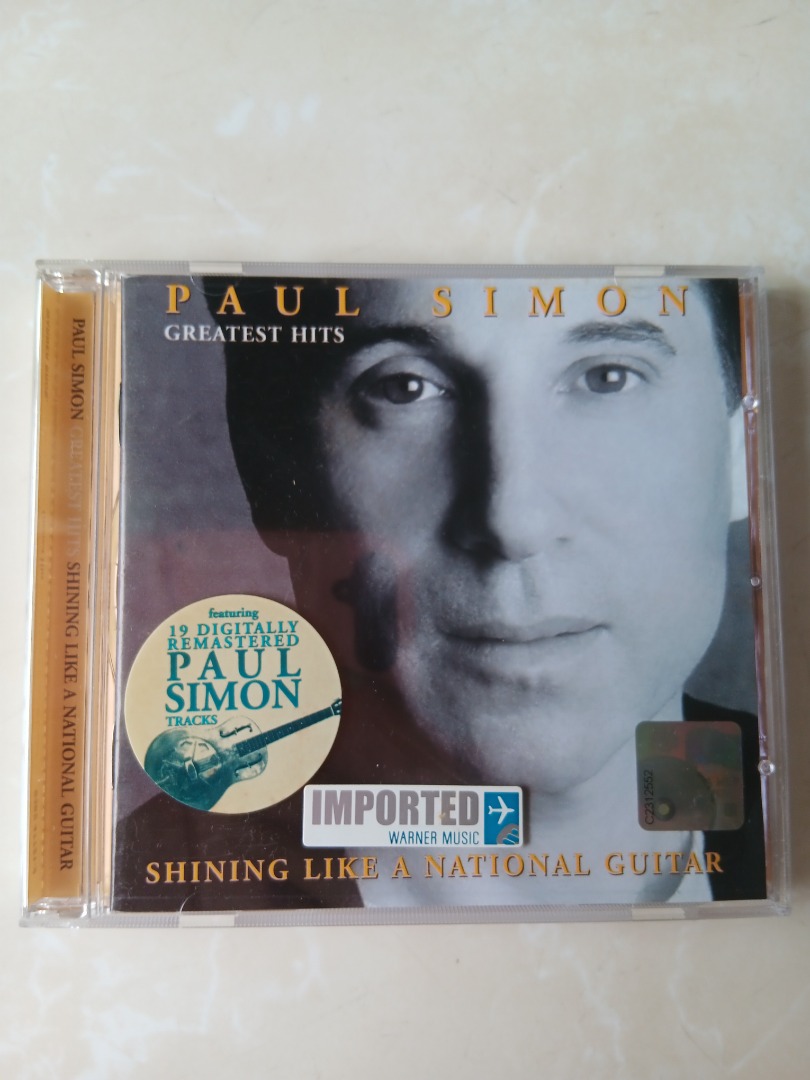 Paul Simon CD - Greatest Hits - Shining Like A National Guitar, Hobbies ...