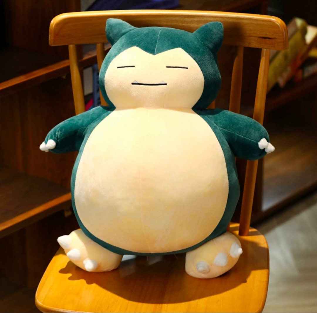 Pokemon Snorlax Plush 50cm 80cm Soft Toy, Hobbies & Toys, Collectibles ...