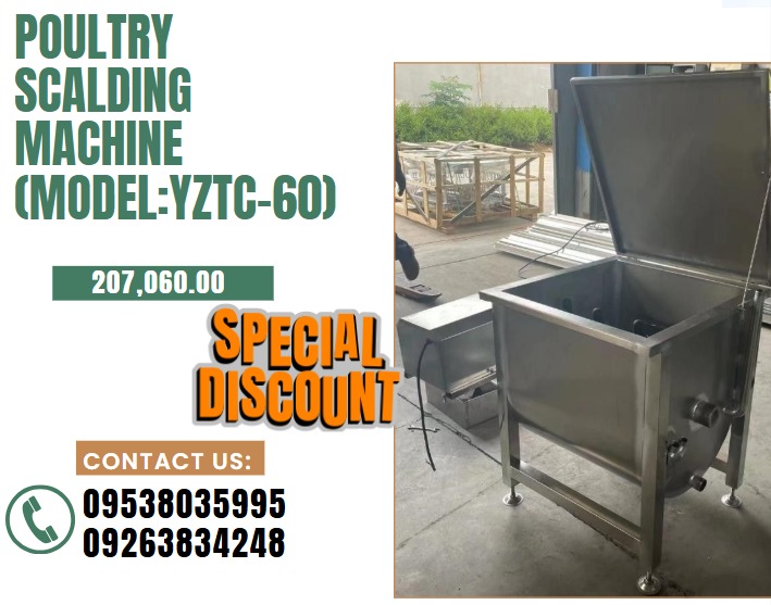 Poultry Scalding Machine (Model:YZTC-60), Commercial & Industrial ...