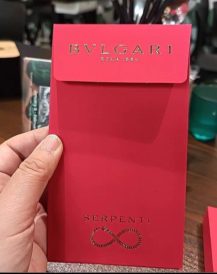 [Pre order] Bvlgari 2025 red packet/angpow/ang pow/hong bao/sampul duit ...