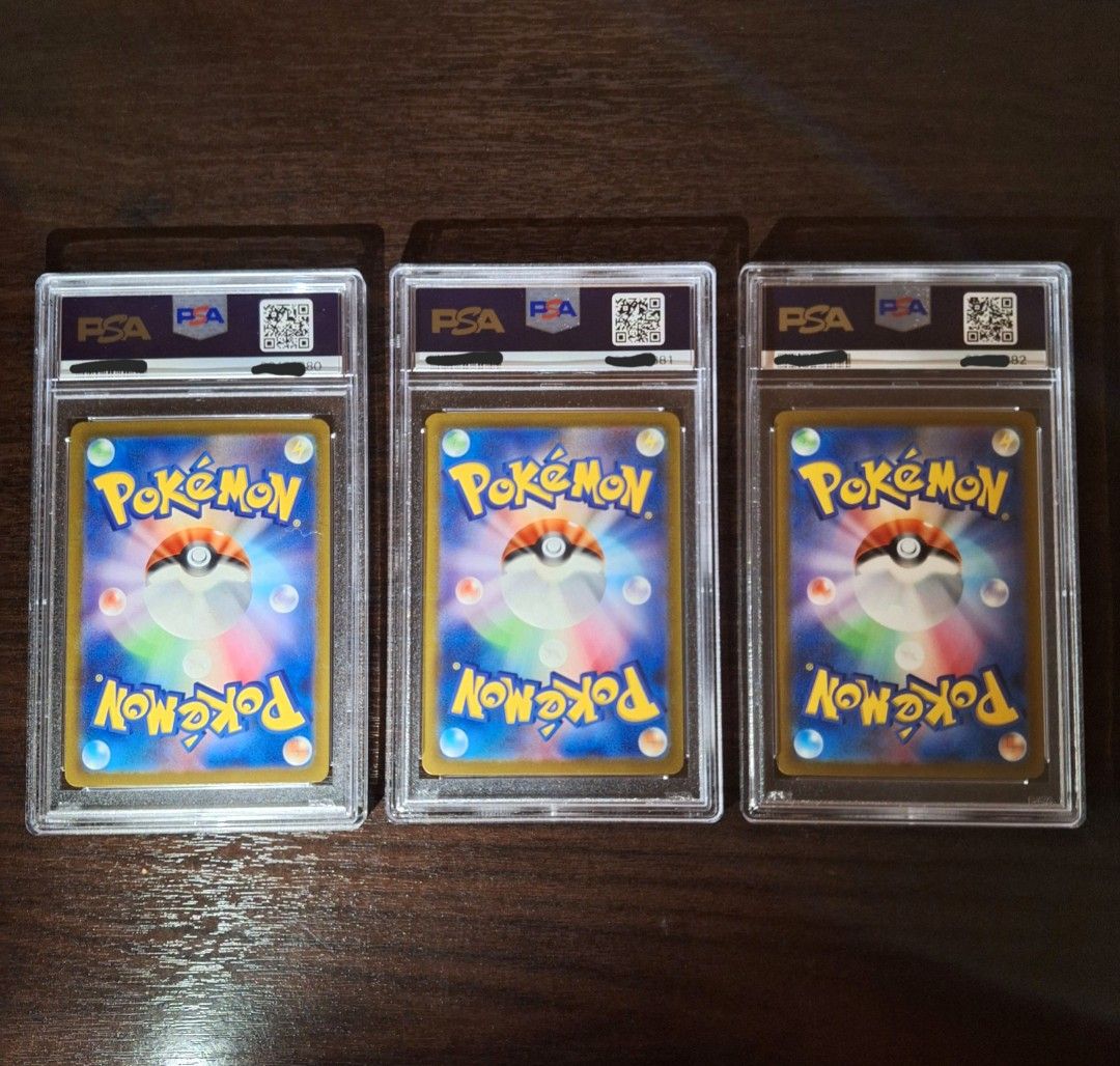 《PSA 10 Seq》Japanese Sequential Starter Trio Bulbasaur Charmander Squirtle, Hobbies & Toys, Toys ...