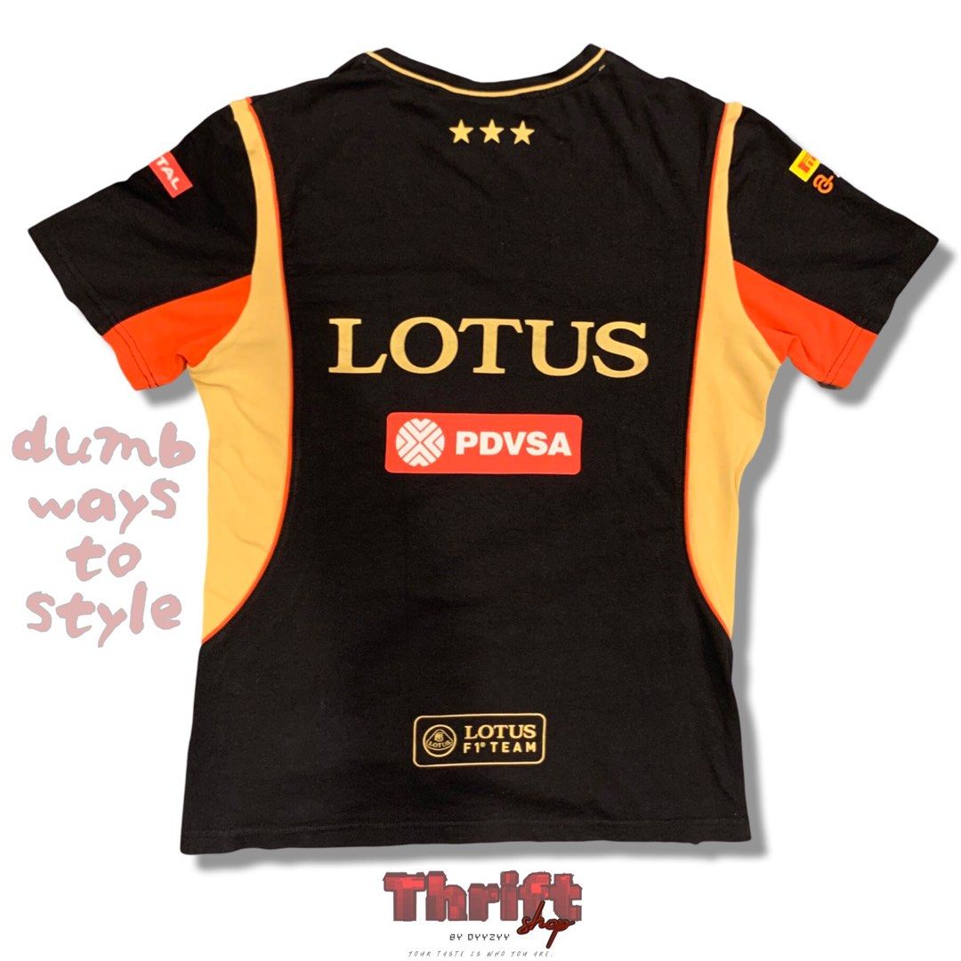 [RARE] Original Lotus F1 Racing Team Woman Tees Version Full Sponsored ...