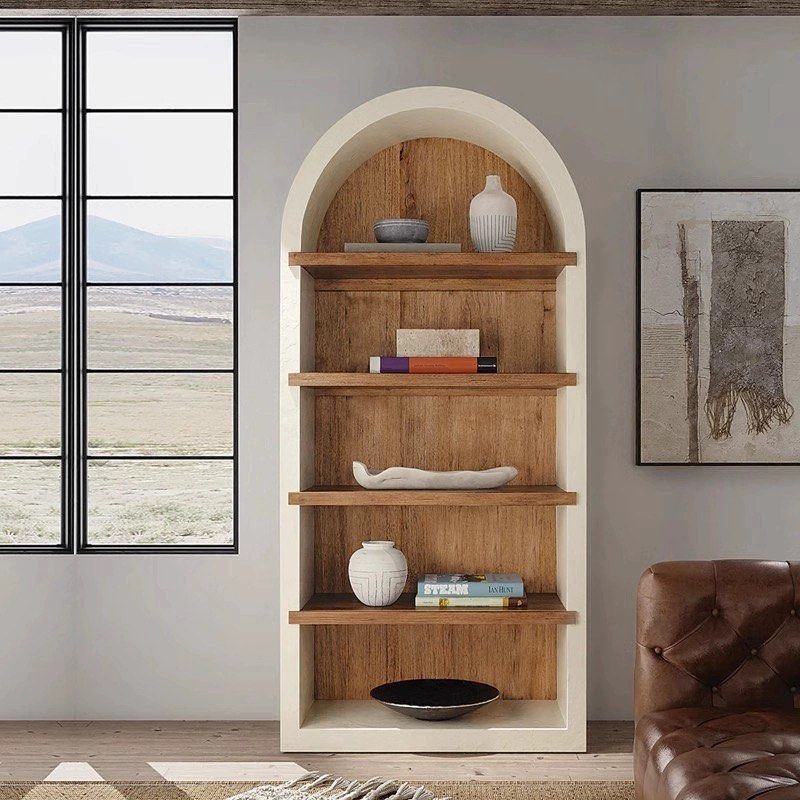 RENZUL Modern Arch Display Cabinet, Furniture & Home Living, Furniture ...