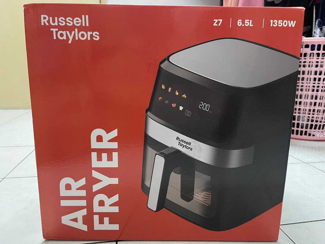 Russell Taylors 3D Visible Window Digital Air Fryer Extra Large (6.5L ...