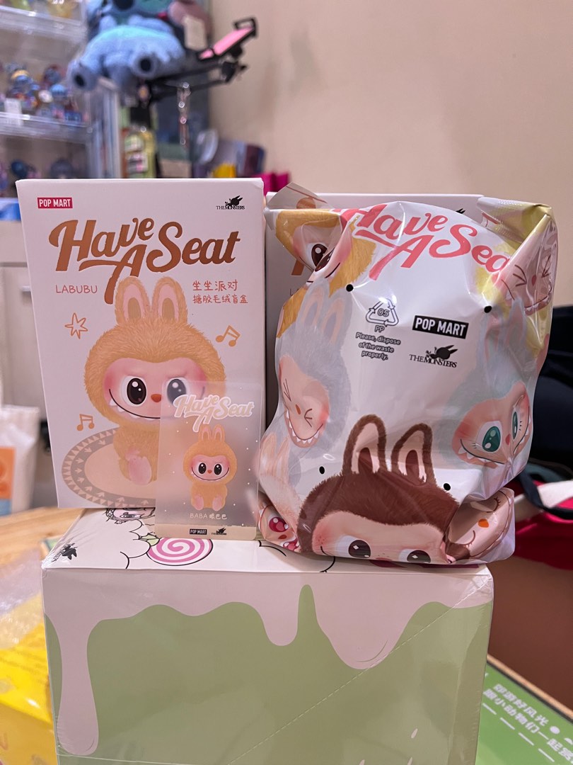 SALE!! BABA - LABUBU Have a Seat V2, Toys & Collectibles, Mainan di ...