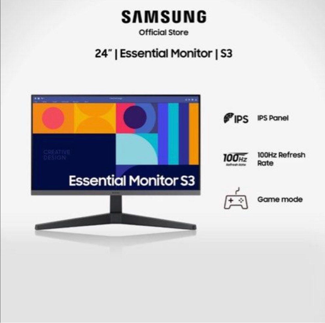 Samsung 24” SR350 Bezel-less LED, Computers & Tech, Desktops on Carousell