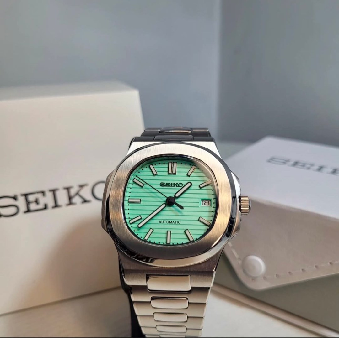 Seiko Mod “Tiffany” ONHAND, Luxury, Watches on Carousell