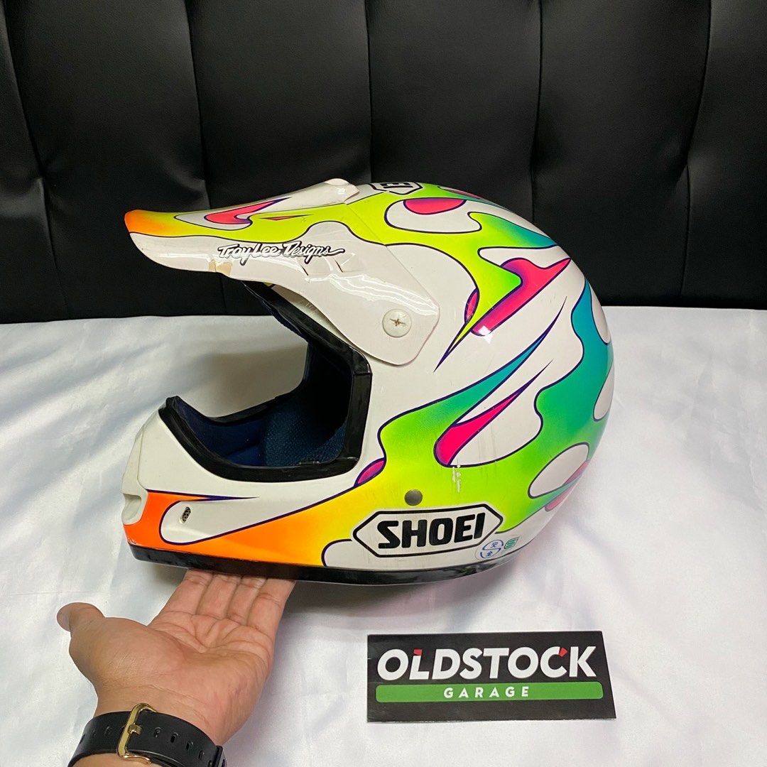 Shoei VFX-TroyLeeDesigns Intrepid U.S.A Original Langka (Arai, AGV, Nollan, Nankai, Motocross ...