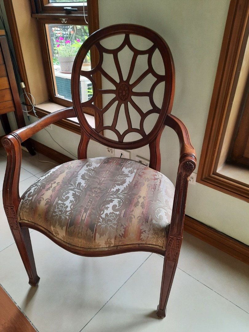 Spider Chair by Ethan's Allen 2pcs, Furniture & Home Living, Furniture ...