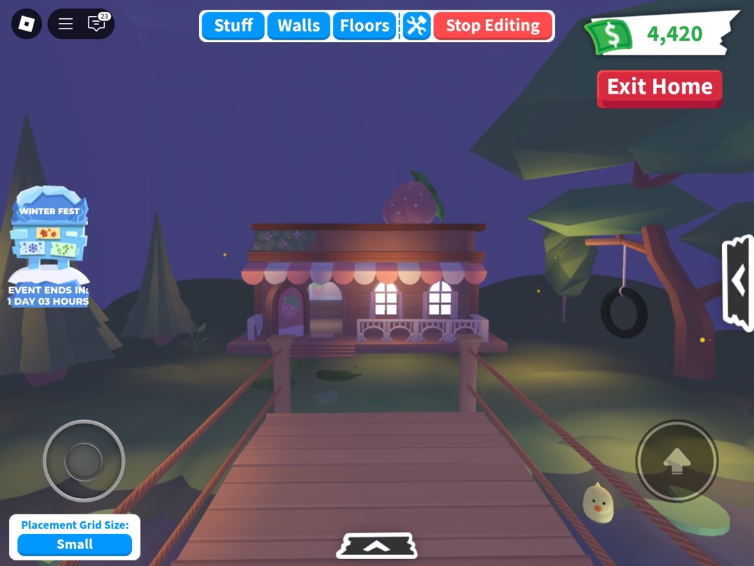 Strawberry mini forest cafe/ bakery glitch house adopt me house Roblox ...