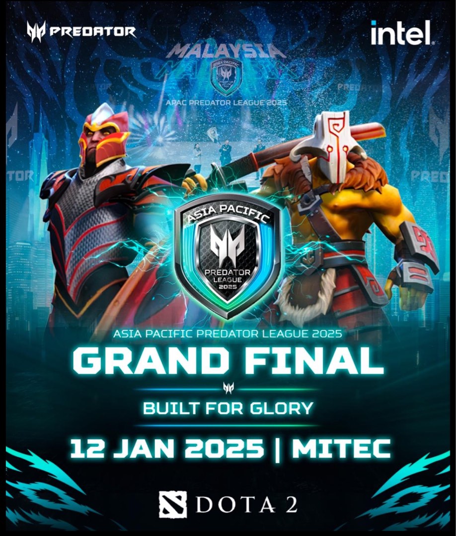SUPER CHEAP!! Predator League APAC 2025 | 2 Days Pass | 11&12 JAN 2025 ...