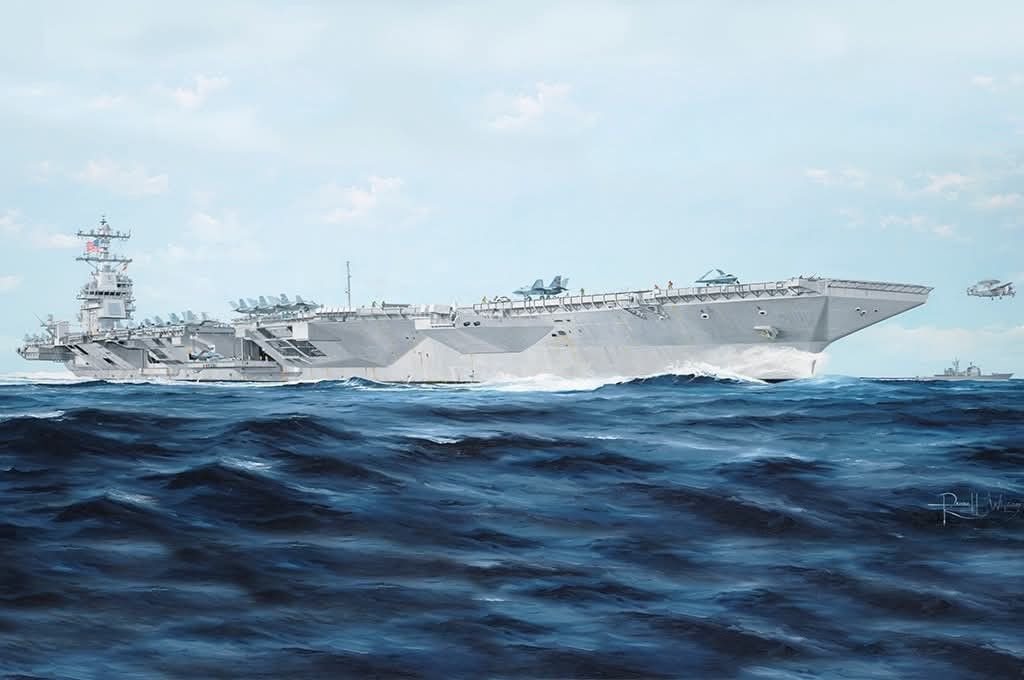 Trumpeter 05638 USS Gerald R. Ford CVN-78, Hobbies & Toys, Stationery ...