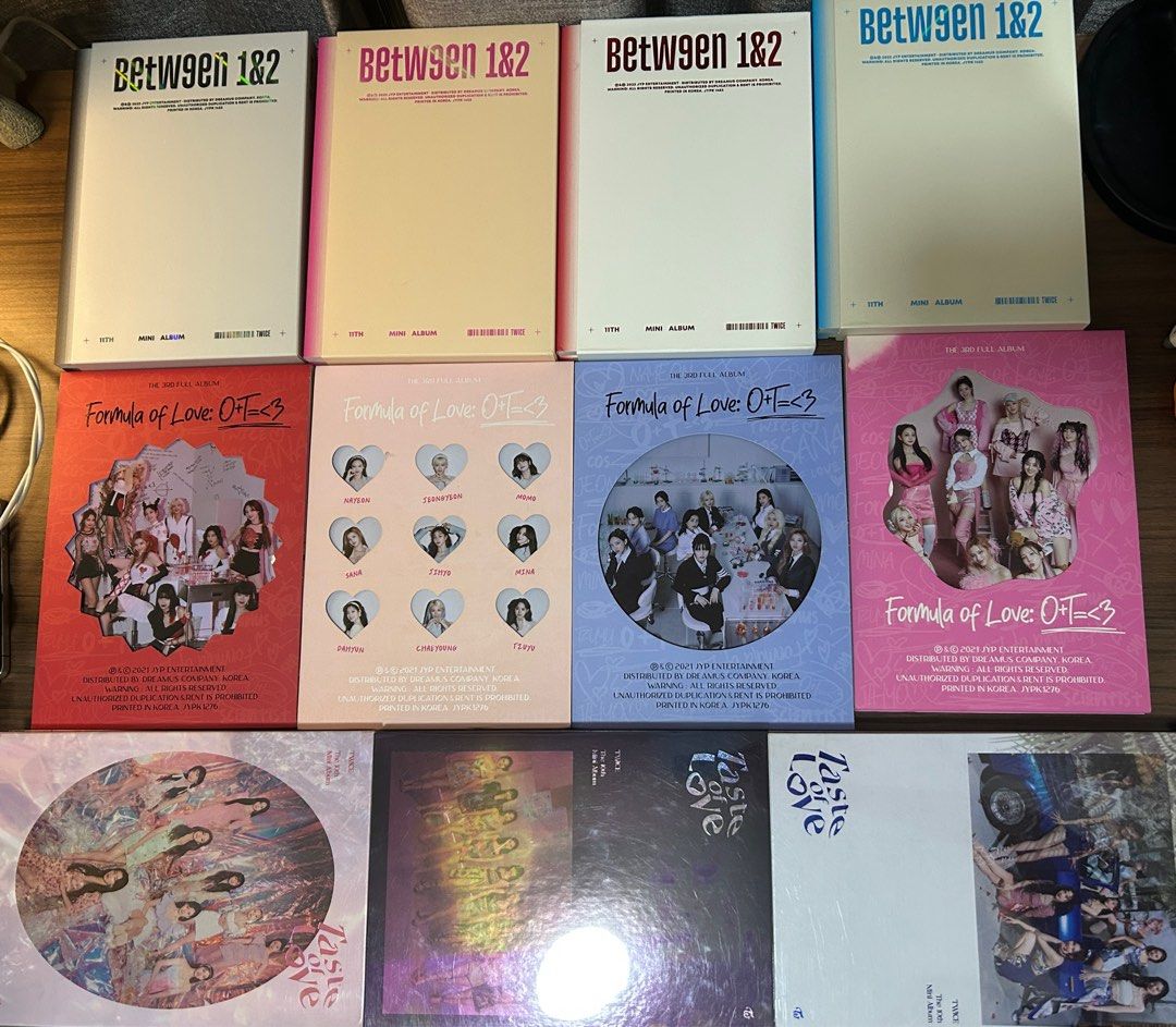 twice alcohol free , formula of love , between 1&2 albums and ...