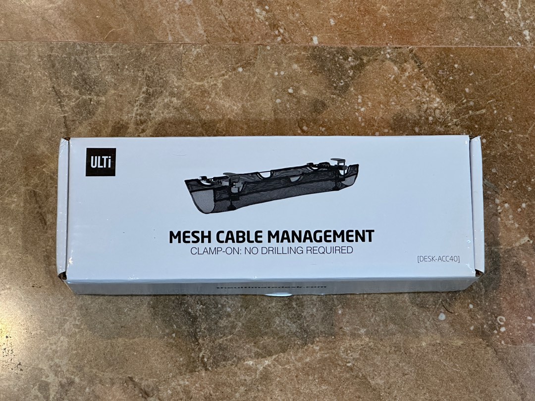 Ultimate Desk Ulti Mesh Cable Management, Computers & Tech, Parts ...