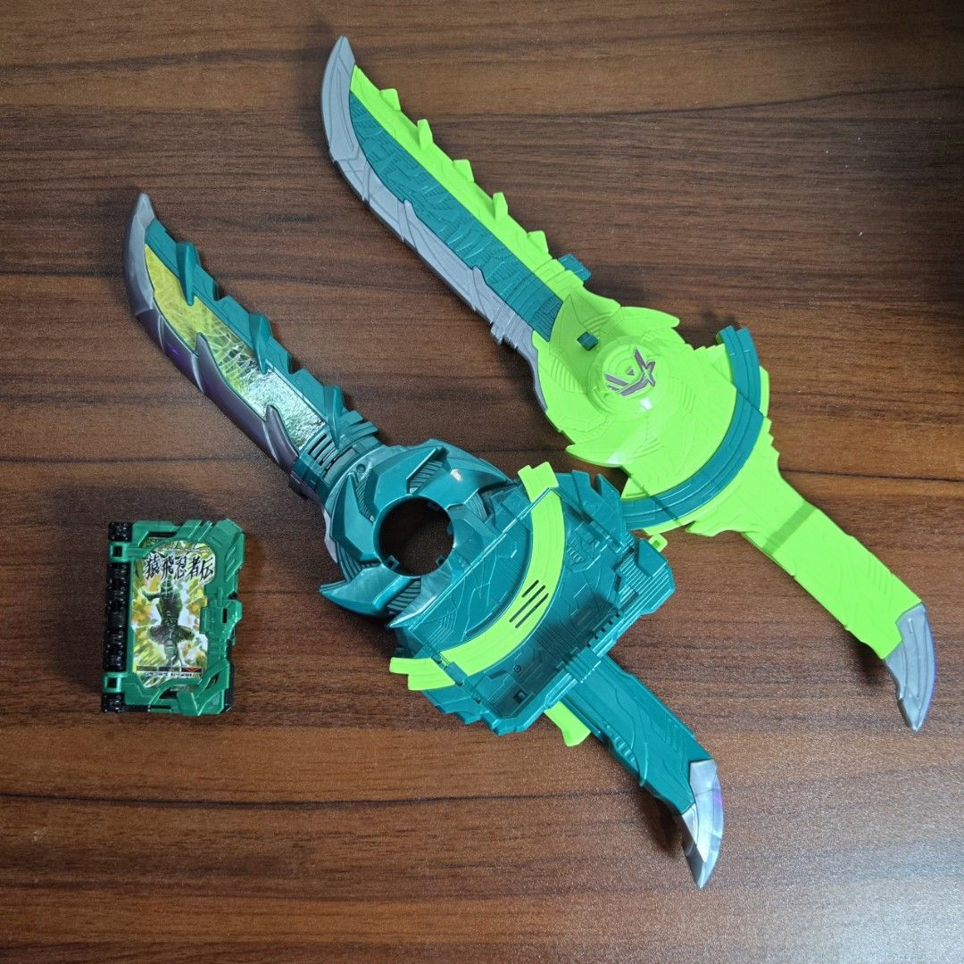 USED DX Bandai Kenzan Fuusouken Hayate Ken Sword + Sarutobi Ninjaden ...