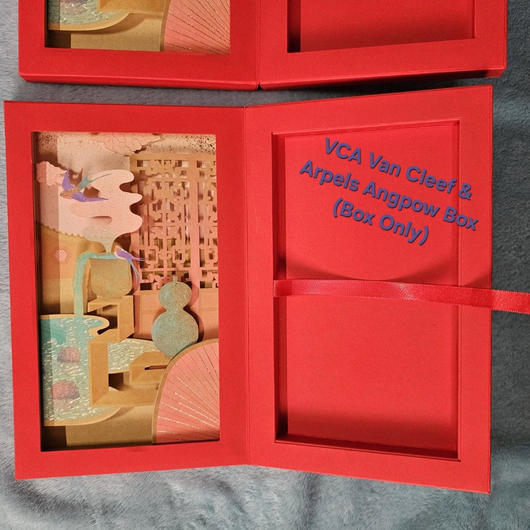VCA Van Cleef & Arpels Angpow Box (without packets), Luxury ...