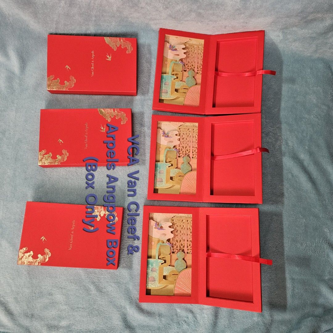 VCA Van Cleef & Arpels Angpow Box (without packets), Luxury ...