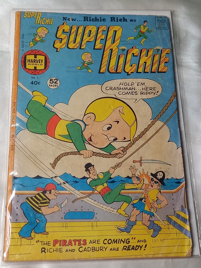 Vintage Super Richie #5 Comics October 1976 by Harvey Hits Inc ...