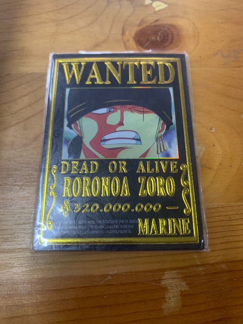Wanted Roronoa Zoro - OP CCG, Hobbies & Toys, Toys & Games on Carousell