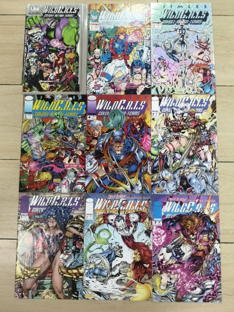 Wildcats Covert-Action-Teams Mint Condition Comics (#1, #1, #2, #3, #4 ...