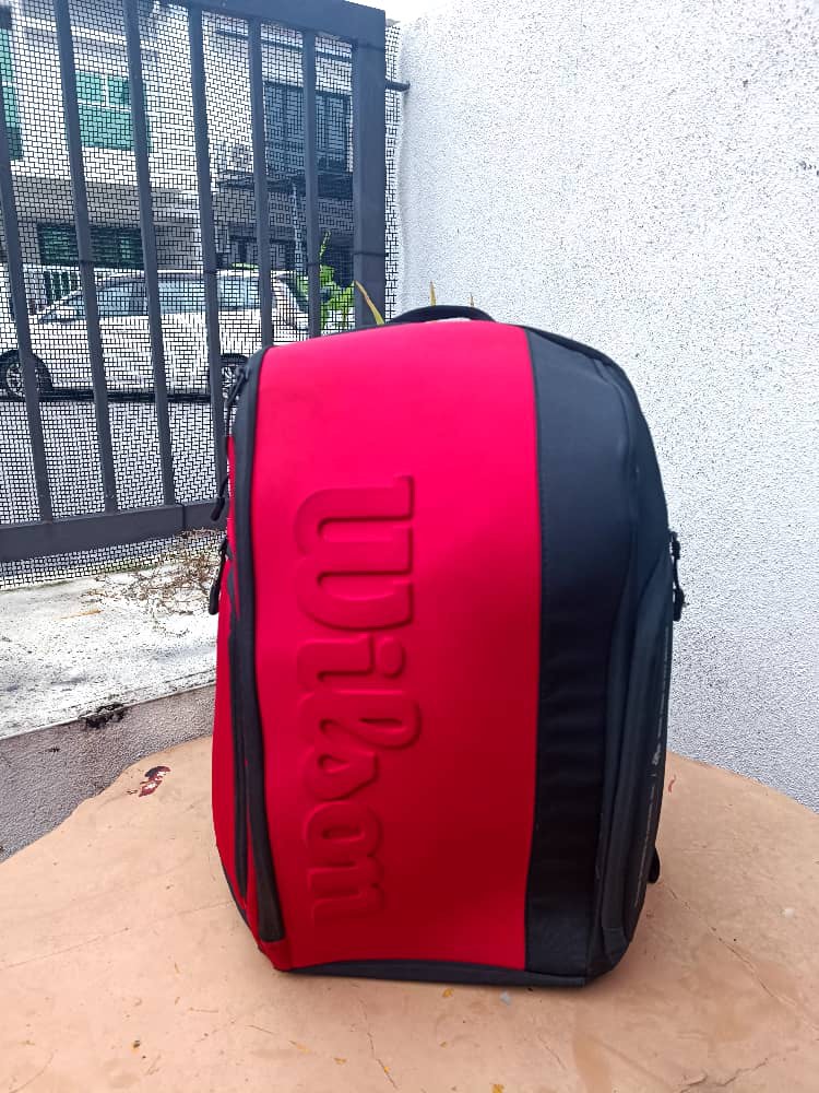 Wilson Clash V2 Super Tour Backpack, Men's Fashion, Bags, Backpacks on ...