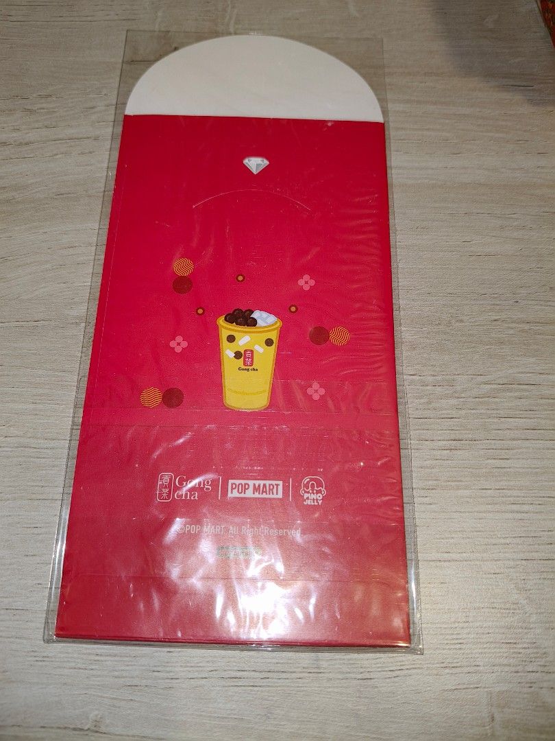 WTS - Pino Jelly × Gong Cha Angpow/Angpao Red packets (Popmart ...