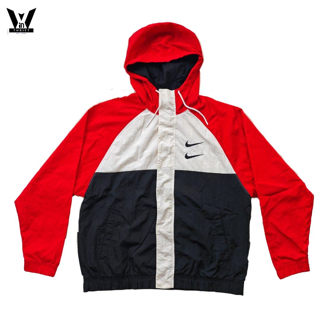 Nike Double Swoosh INTL. Goddess of Victory Zip Up Windbreaker, Men's ...