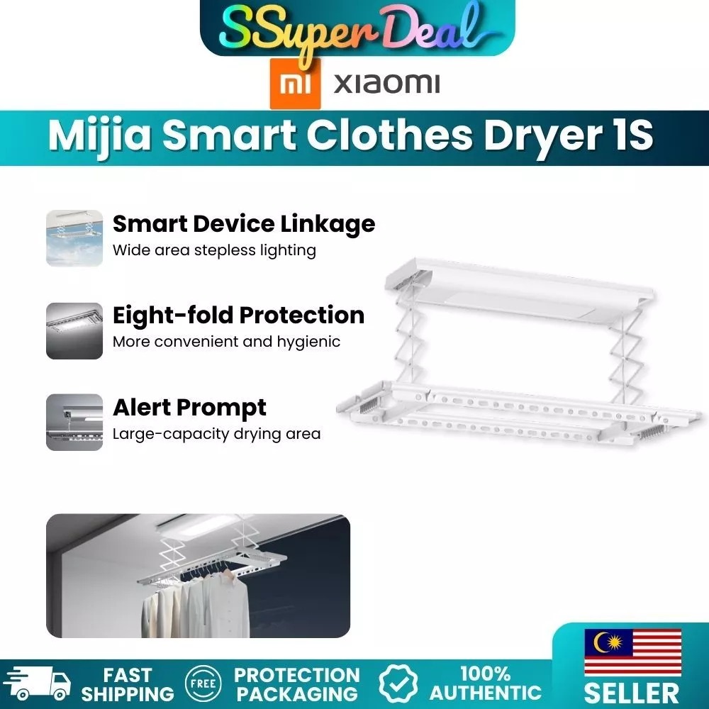 Xiaomi Mijia Smart Clothes Dryer 1S Smart Drying Rack Work With Mijia ...