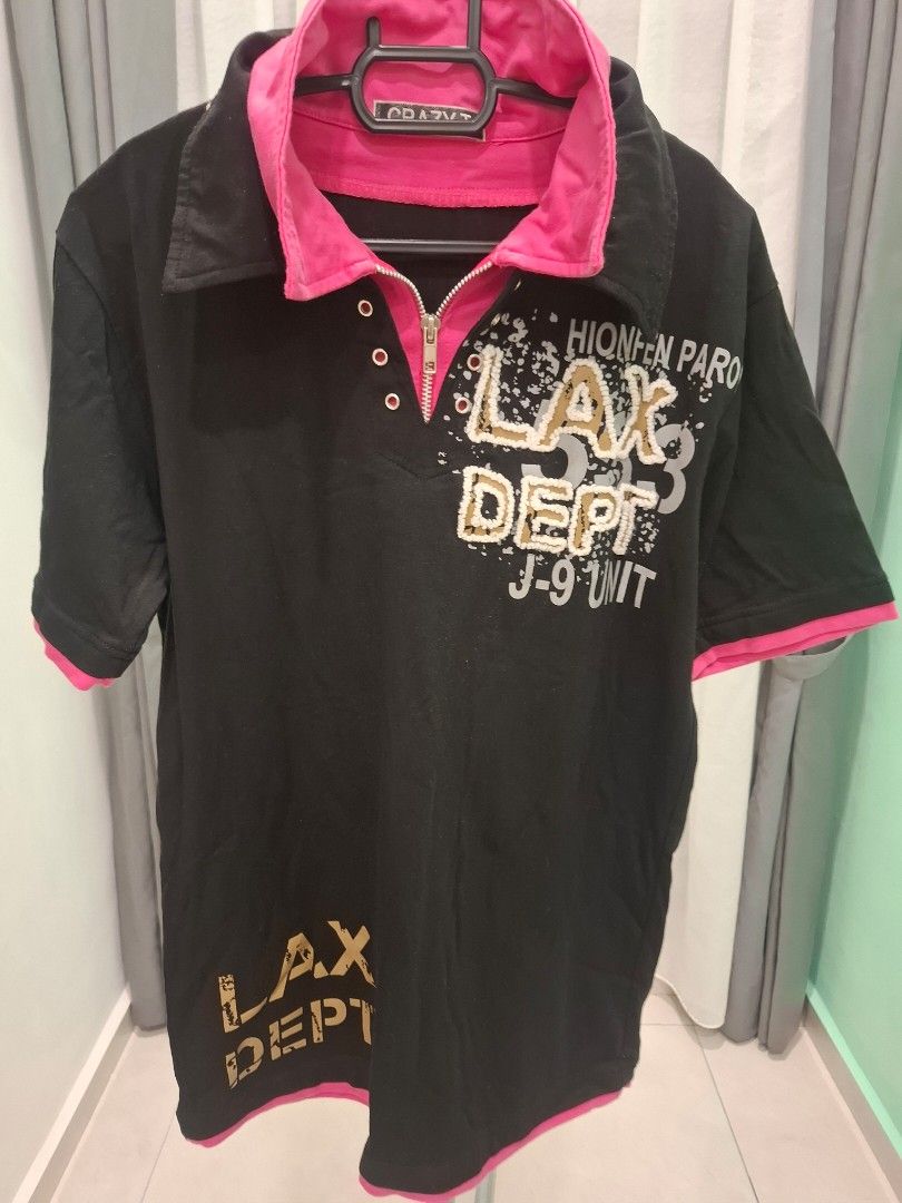 Y2K Popped Collar Polo, Women's Fashion, Tops, Shirts on Carousell
