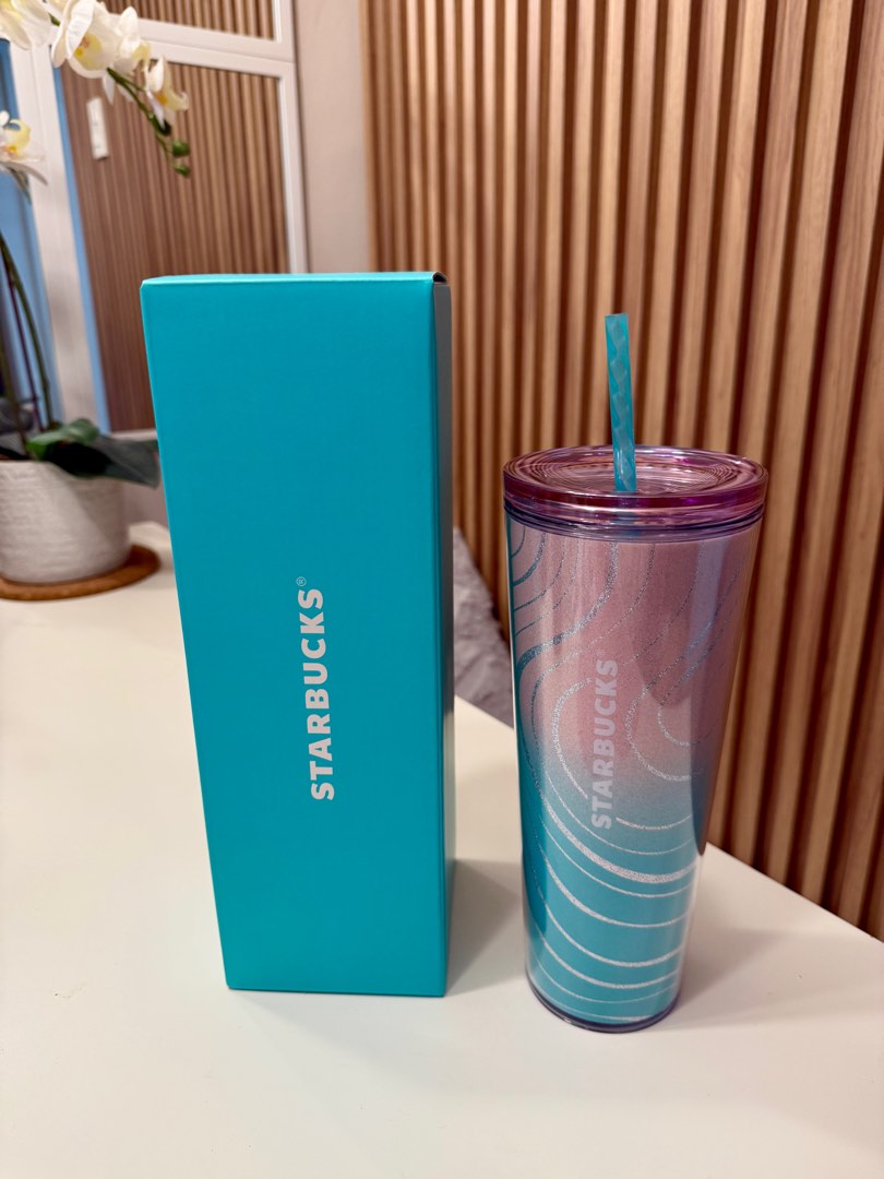 2025 Starbucks Traditions Turquoise Cold Cup, Furniture & Home Living ...