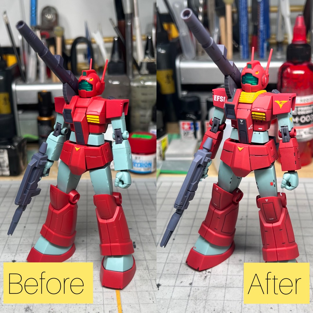 上色代工 ROBOT魂 RGC-80 GM CANNON [TITANS USE] ver. A.N.I.M.E., 興趣及遊戲, 玩具 & 遊戲類 - Carousell