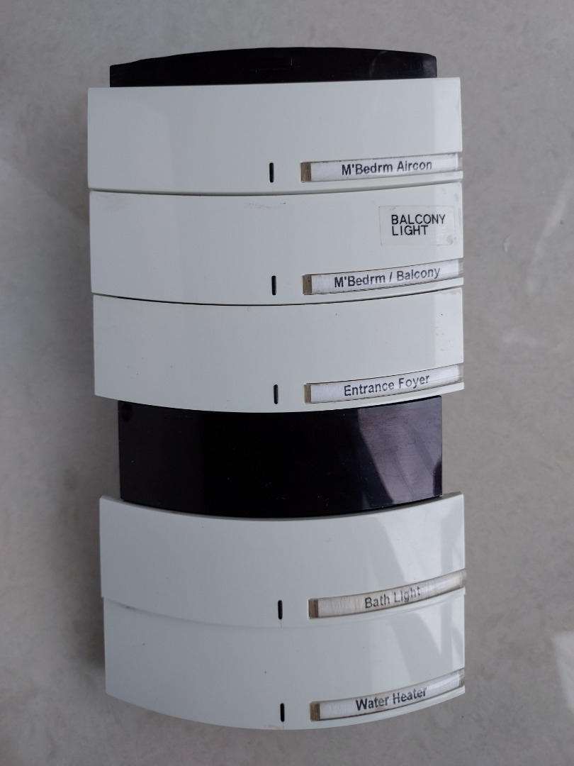 ABB i-bus EIB 5-fold Busch Switch Sensor Modules for condominium ...