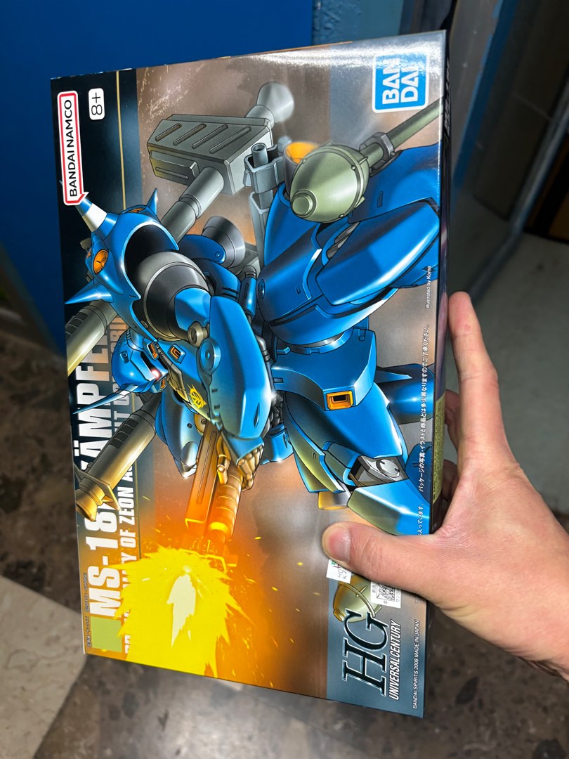 Bandai 萬代 HG HGUC 1/144 1:144 Mobile Suit Gundam Zeon MS-18E Kampfer 機動 ...