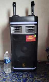 Vinnfier Tango XT3000 WMU 600W Bluetooth Potable HI-FI Loud Speaker PartyBox Karaoke Speaker FM ...