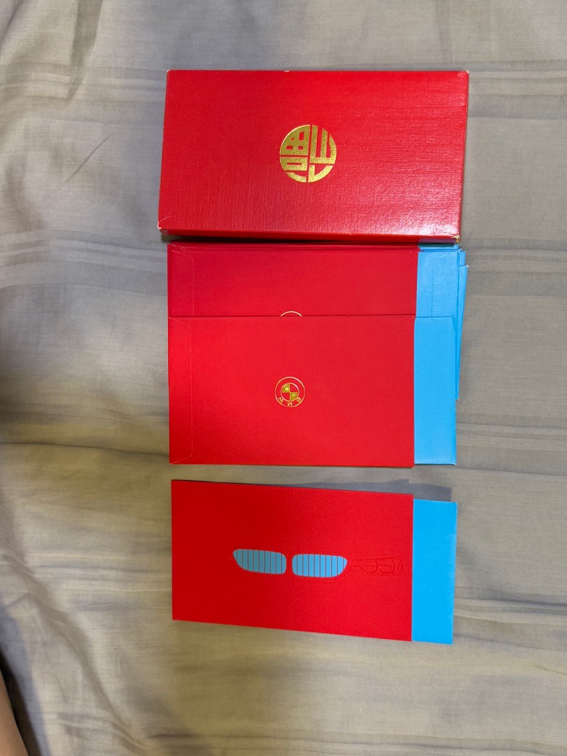 BMW angpow premium red packet set collection pull out, Hobbies & Toys ...