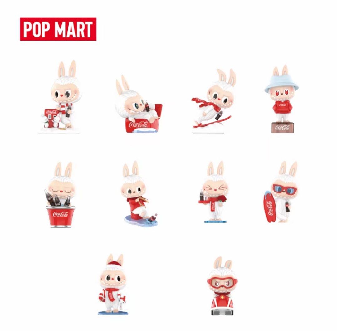 Sealed BNIB chance of secret - labubu THE MONSTER COCA COLA full whole ...