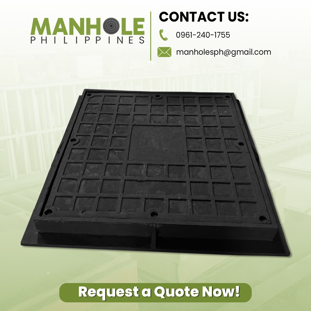 Cast Iron Square Manhole Frame and Cover 1000MM X 1000MM X 38MM ...