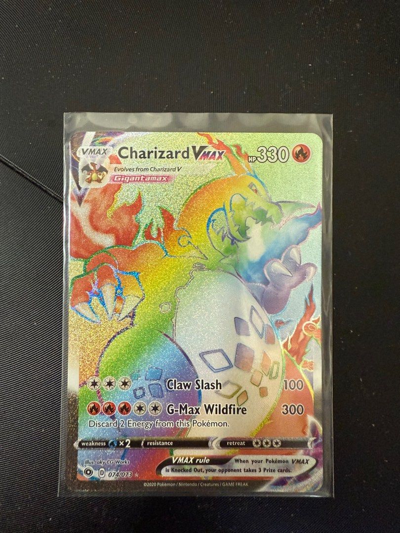 Charizard VMAX (Secret) 74/73 Champions Path Holo , Hobbies & Toys ...