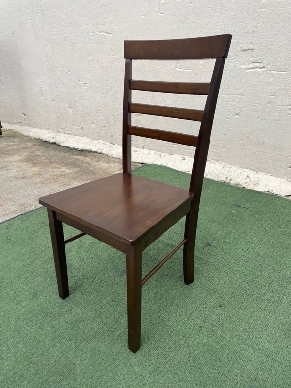 CK39F New Kerusi Makan Kayu Getah Solid Rubber Wood Dining Chair ...