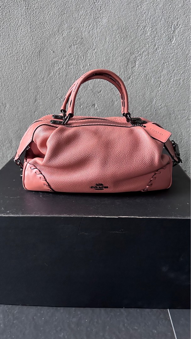 COACH Lane Satchel With Whipstitch Bag, Luxury, Bags & Wallets on Carousell