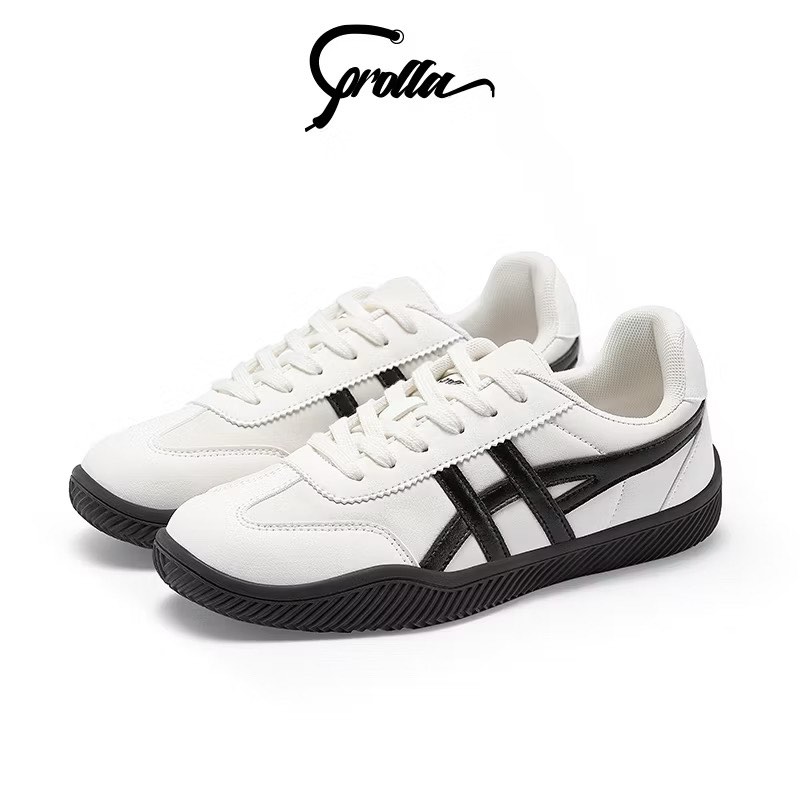 Corolla Shoes Onitsuka Tiger Alternative Black White Flat Sneakers ...
