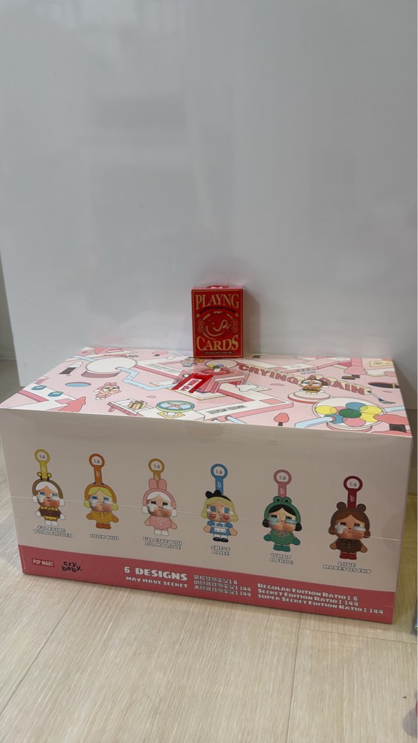 Crying baby popmart labubu, Hobbies & Toys, Toys & Games on Carousell