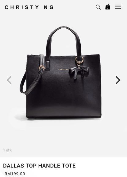 Dallas Christy Ng Black Bag, Luxury, Bags & Wallets on Carousell