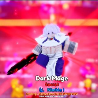 anime adventures shiny dark mage/judar, Video Gaming, Video Games ...