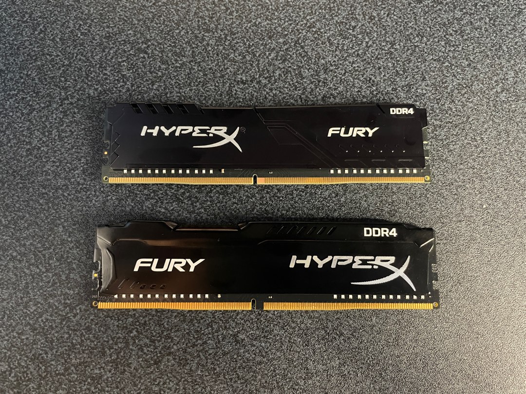 DDR4 HyperX Fury RAM 2400MHz 16gb (8x2), Computers & Tech, Parts ...