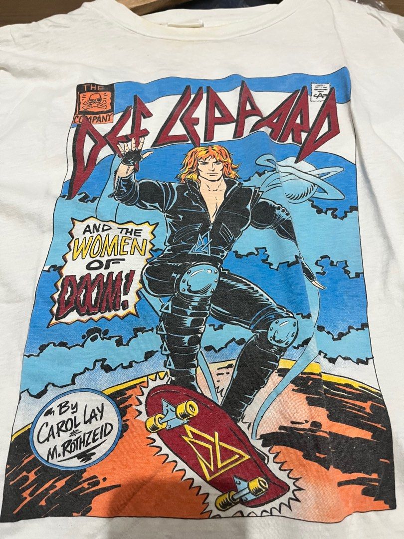 Def lep pard vintage, Men's Fashion, Tops & Sets, Tshirts & Polo Shirts ...